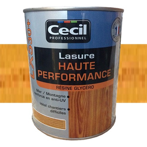 Lasure Haute Performance Cécil Professionnel LX530+ Chêne ancien pas cher