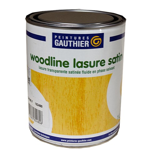 Peintures Gauthier Woodline Lasure Satinée 1L de la marque Peintures ...