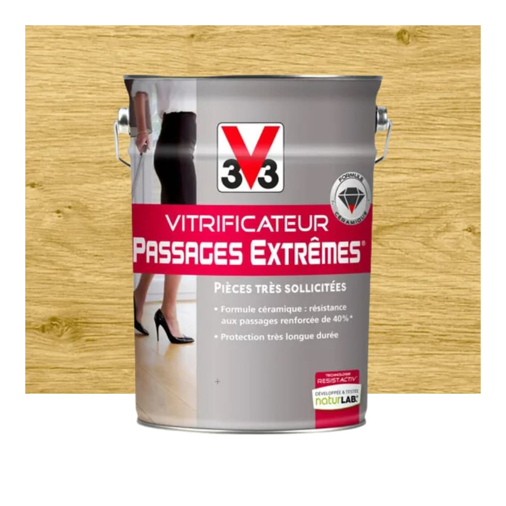 Vitrificateur V33 Passages Extrêmes Incolore Satin (NaturLab) pas cher